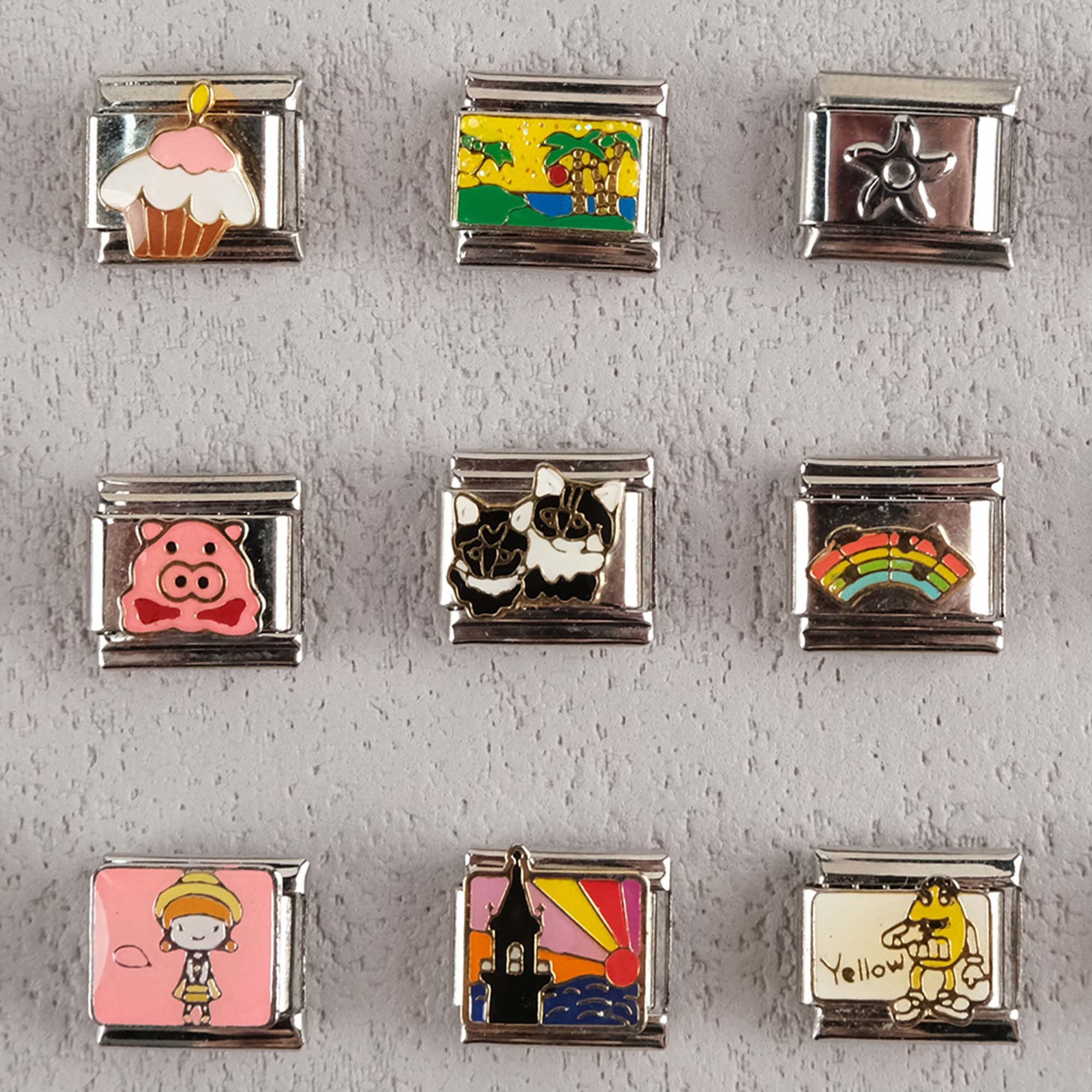 Customizable Italian Charm Bracelet, Italian Jewelry, Silver Stainless ...