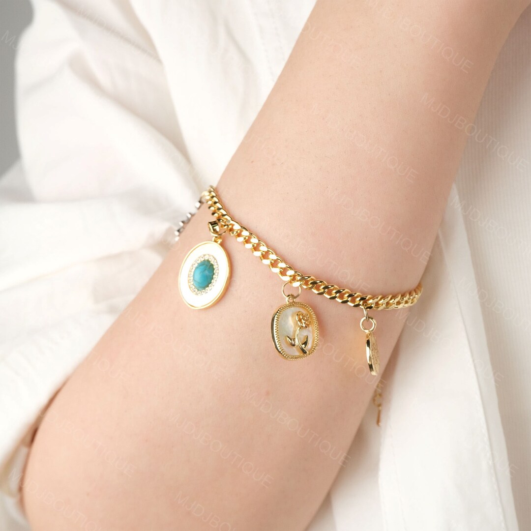 Build Your Own Custom Charm Bracelet, Custom Charm Bracelet, Pick Your ...