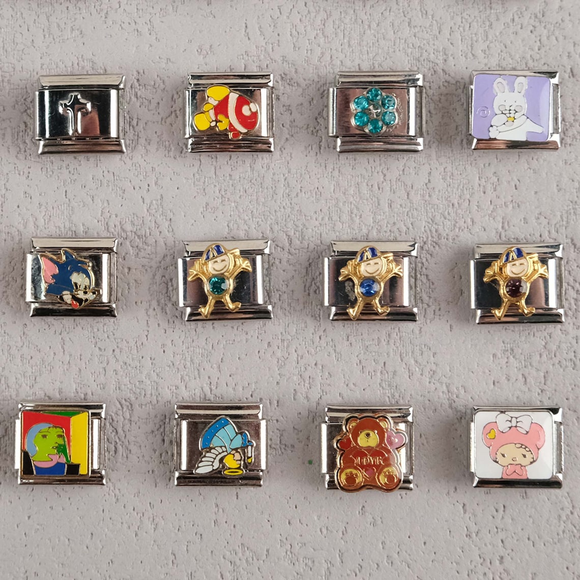 9mm Italian Charm Links Fits All Design Classic Bracelet, Friendship ...