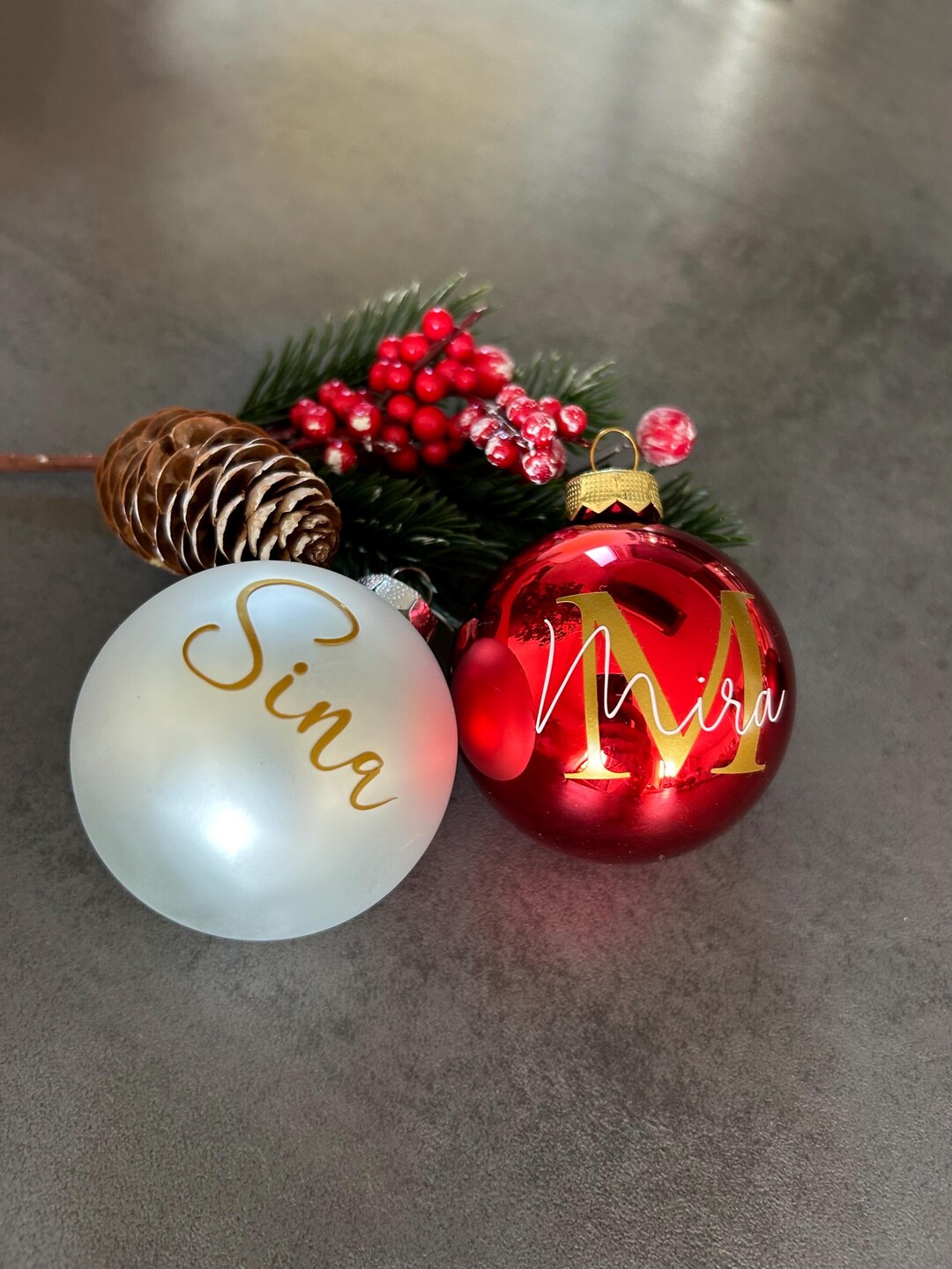 Christmas Balls Personalized, Christmas Decorations, Christmas Tree ...