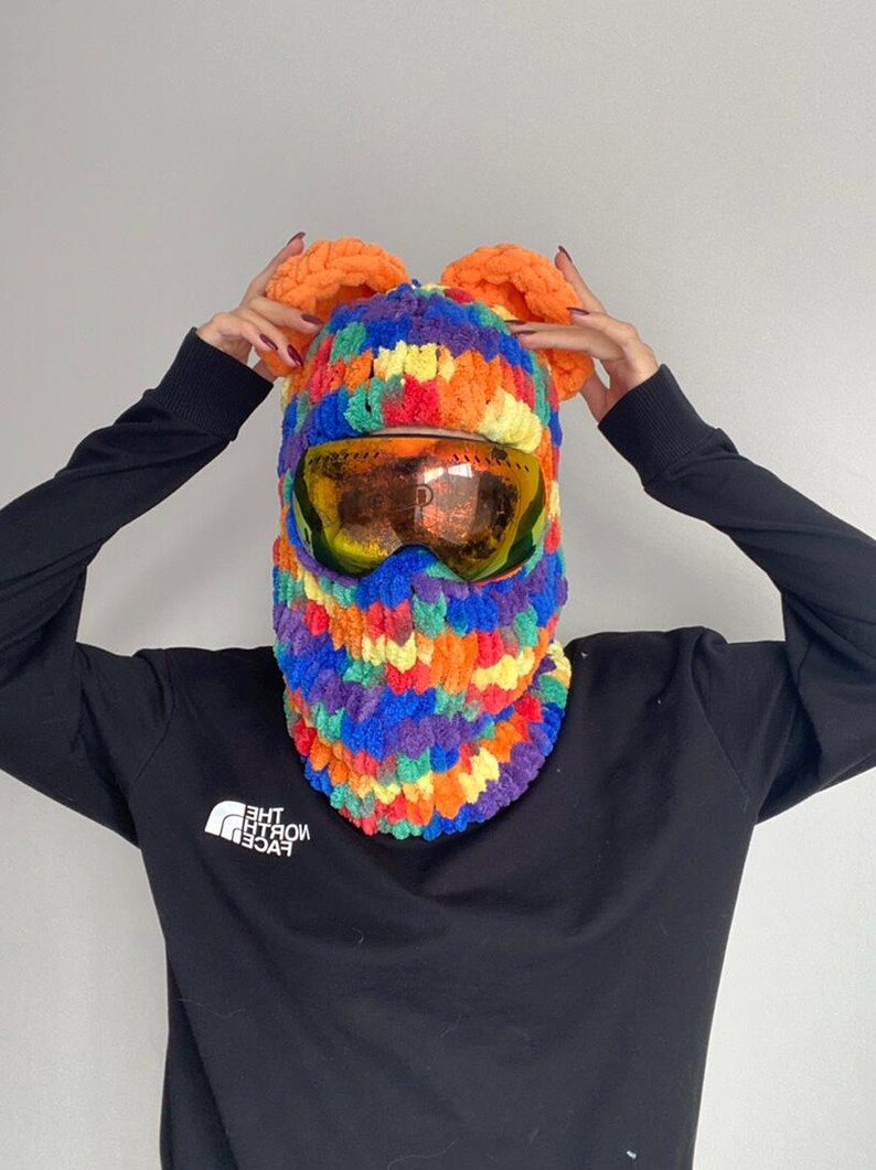 Colorful Teddy Helmet Balaclava, Helmet Cover,ski Helmet Balaclava ...