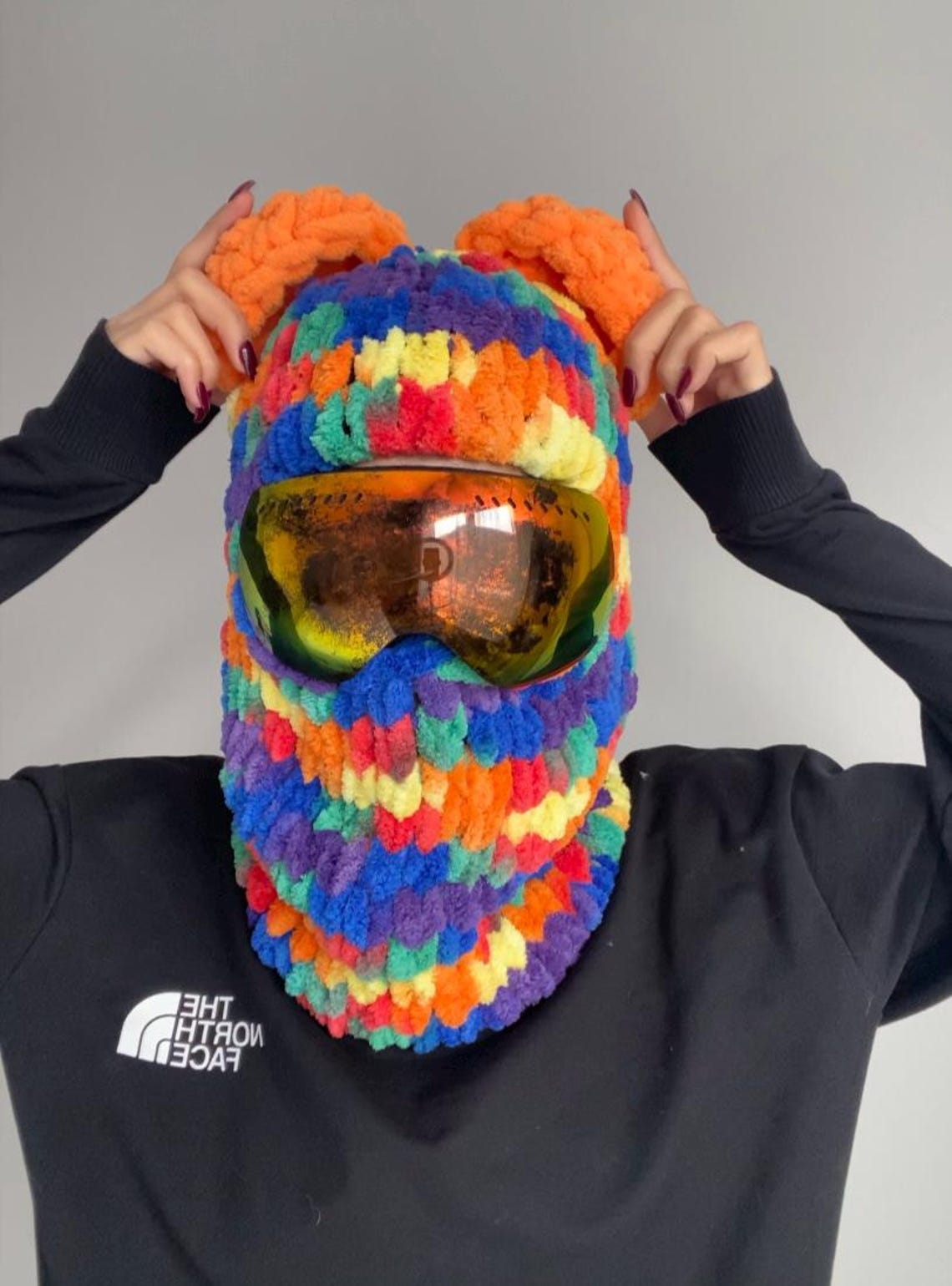 Colorful Teddy Helmet Balaclava, Helmet Cover,ski Helmet Balaclava ...