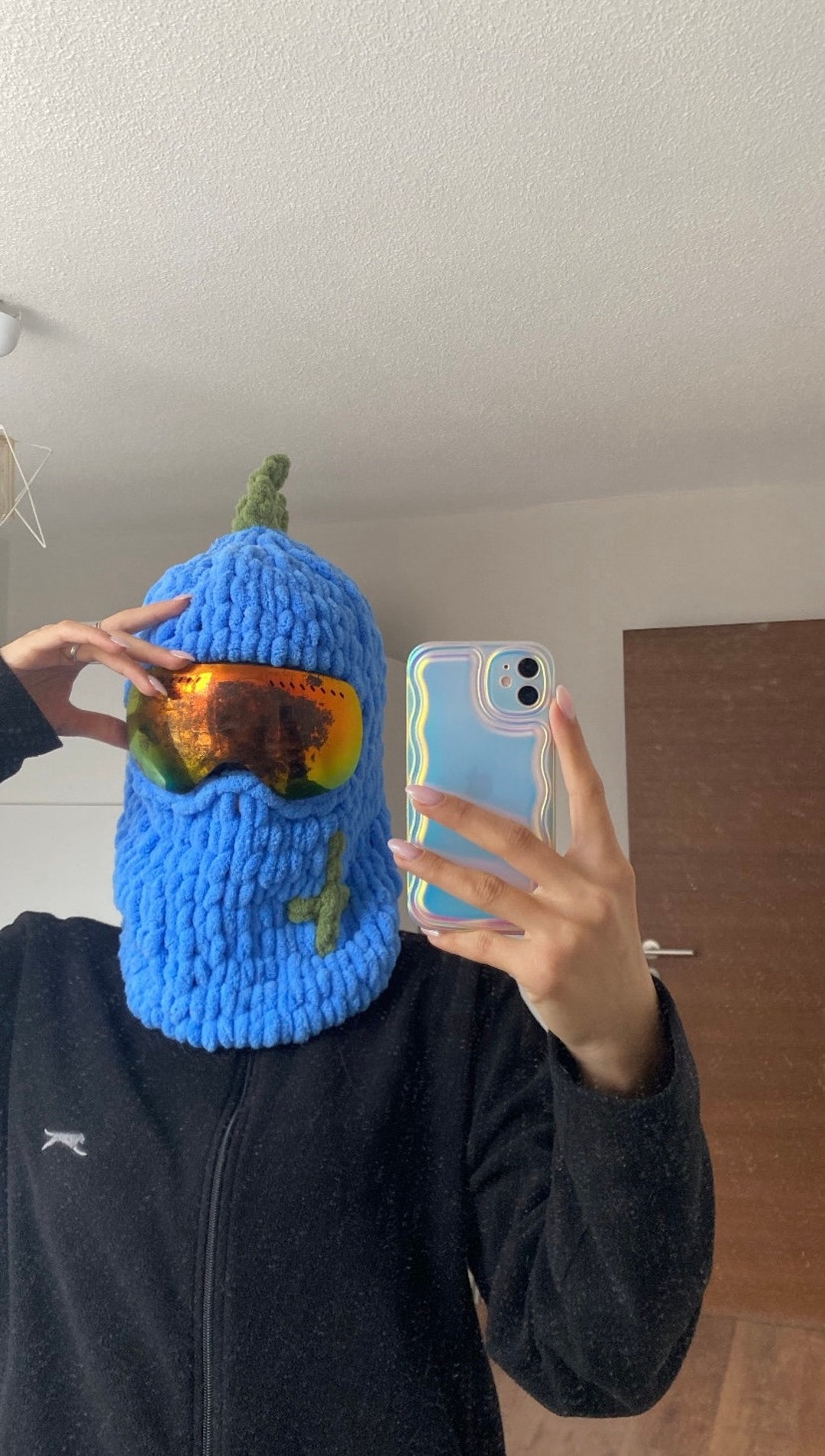 Animal Helmet Balaclava, Valentines Day Gift,crochet Balaclava, Ski ...