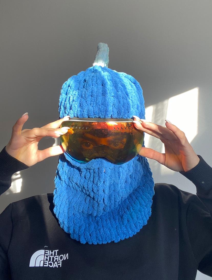 Animal Helmet Balaclava, Three Colors Cover Mask, Crochet Balaclava ...