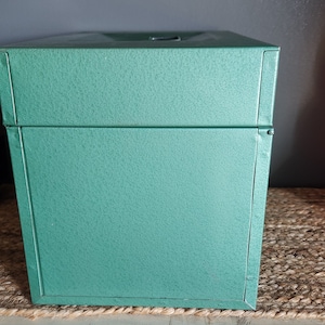Vtg Metal File Folder Functional for Storage or Decor. Latches Green - Etsy