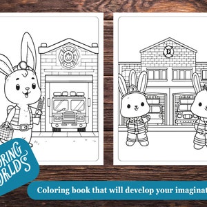 Rabbits Coloring Book :rabbits Coloring Book for Relaxing by ...