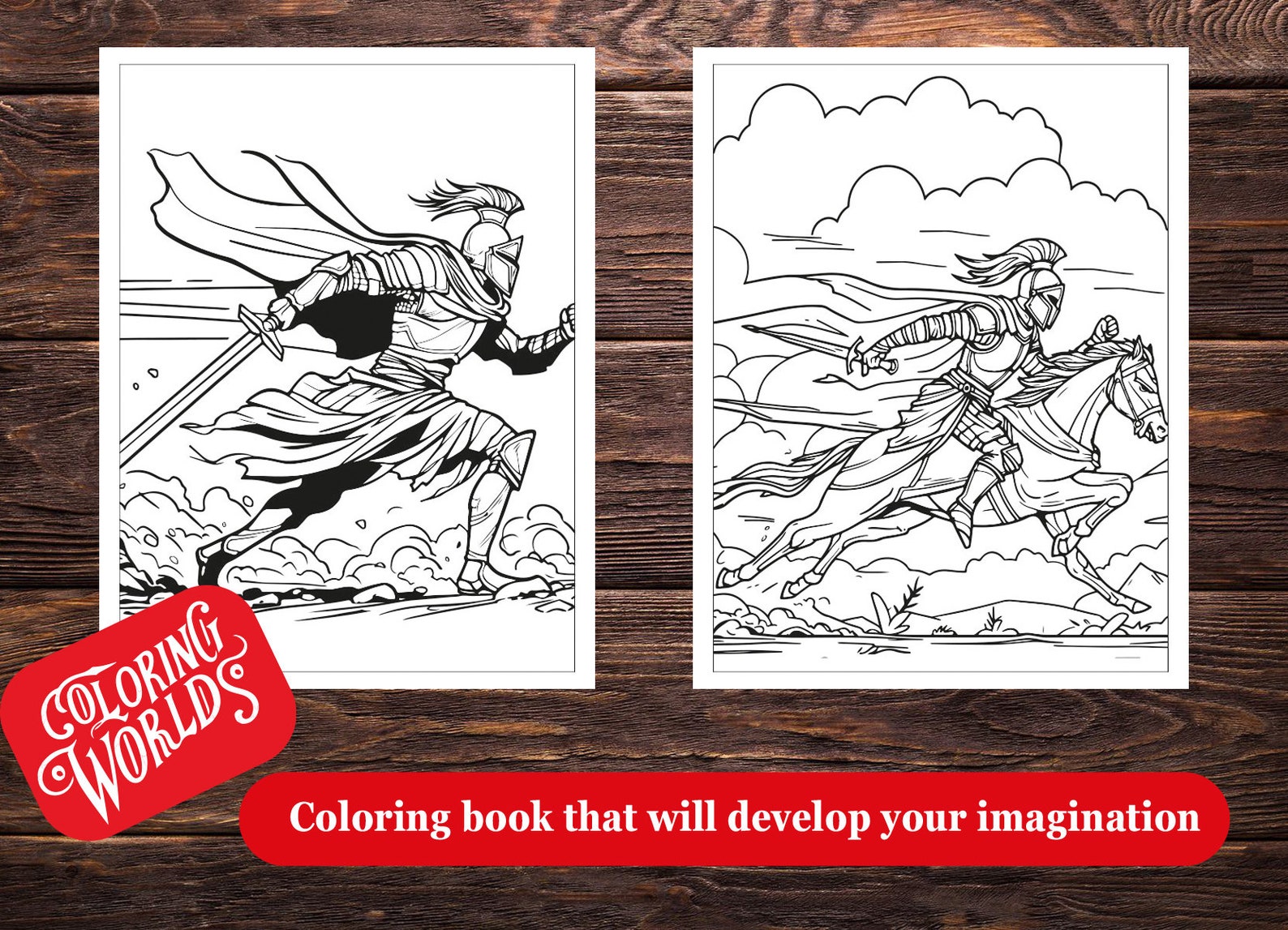 World of Warriors : Warriors Coloring Book for Relaxing by ...