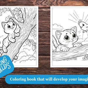 Cat's Coloring Book : for Relaxing by Colringworlds - Etsy