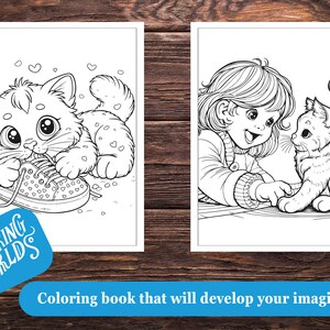 Cat's Coloring Book : for Relaxing by Colringworlds - Etsy