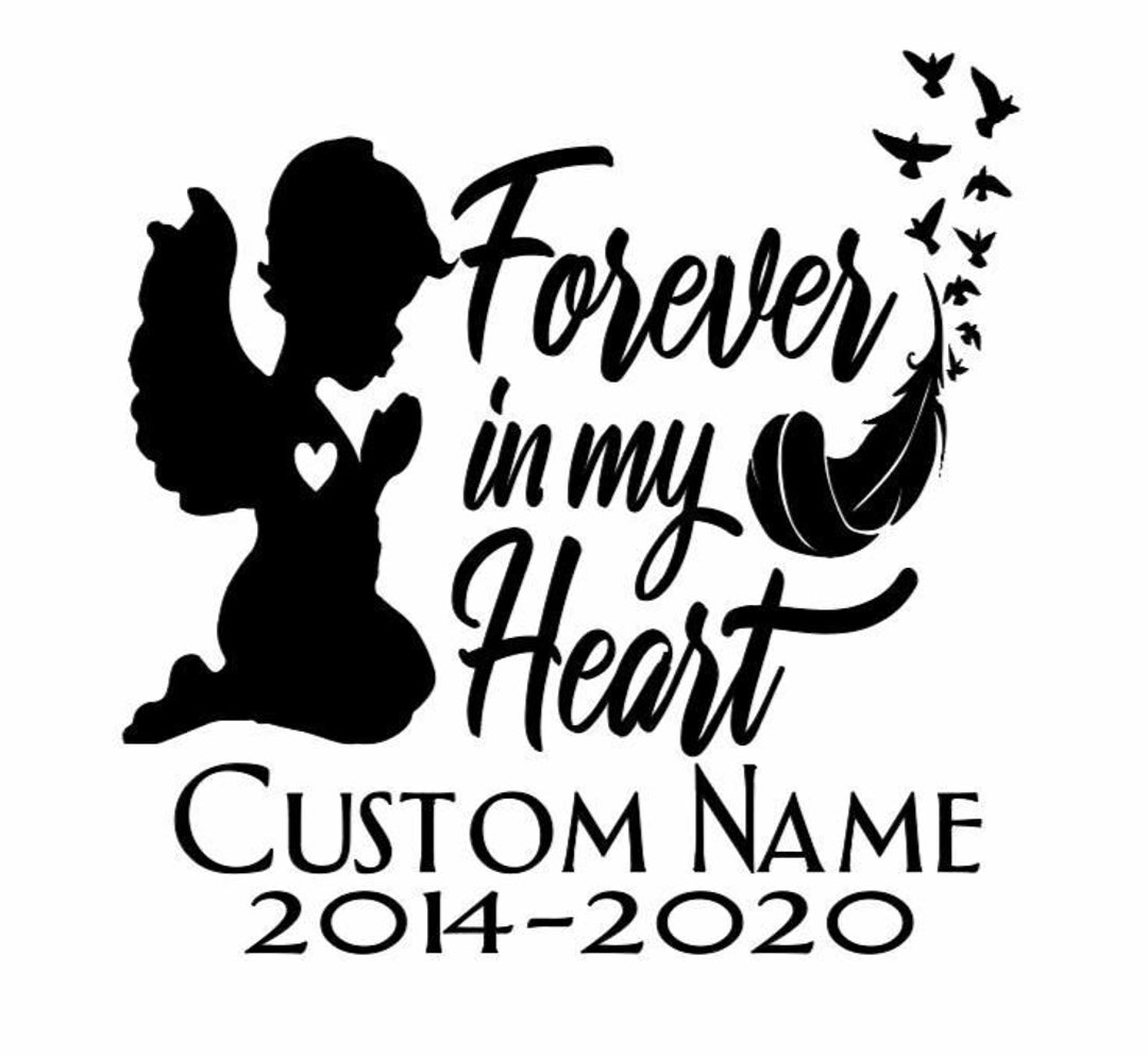 In Loving Memory of Decal Vinyl Decal Custom Vinyl Car Decal ...