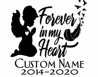 In Loving Memory of Decal Vinyl Decal Custom Vinyl Car Decal ...