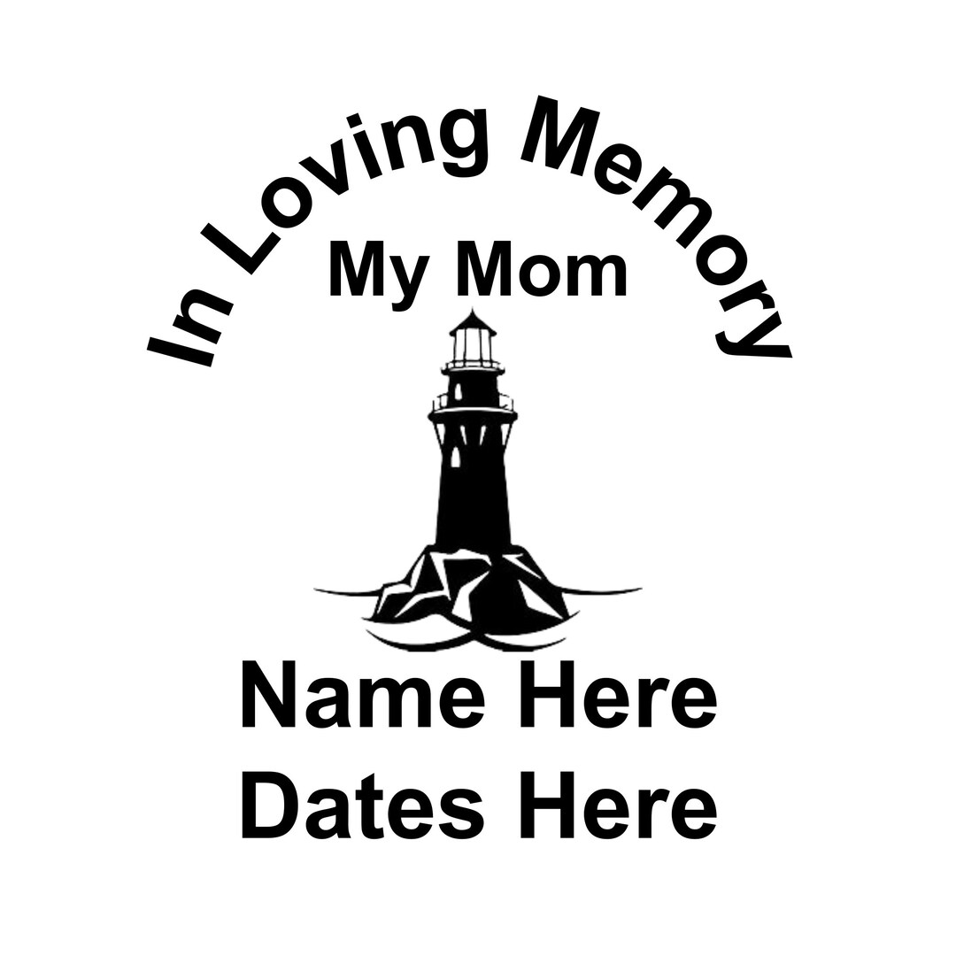 In Loving Memory of Decal Vinyl Decal Custom Vinyl Car Decal ...