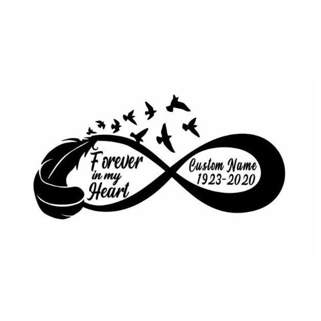 In Loving Memory of Decal Vinyl Decal Custom Vinyl Car Decal ...