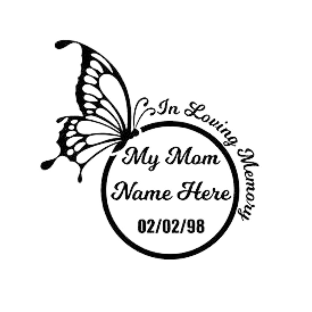 In Loving Memory of Decal Vinyl Decal Custom Vinyl Car Decal ...