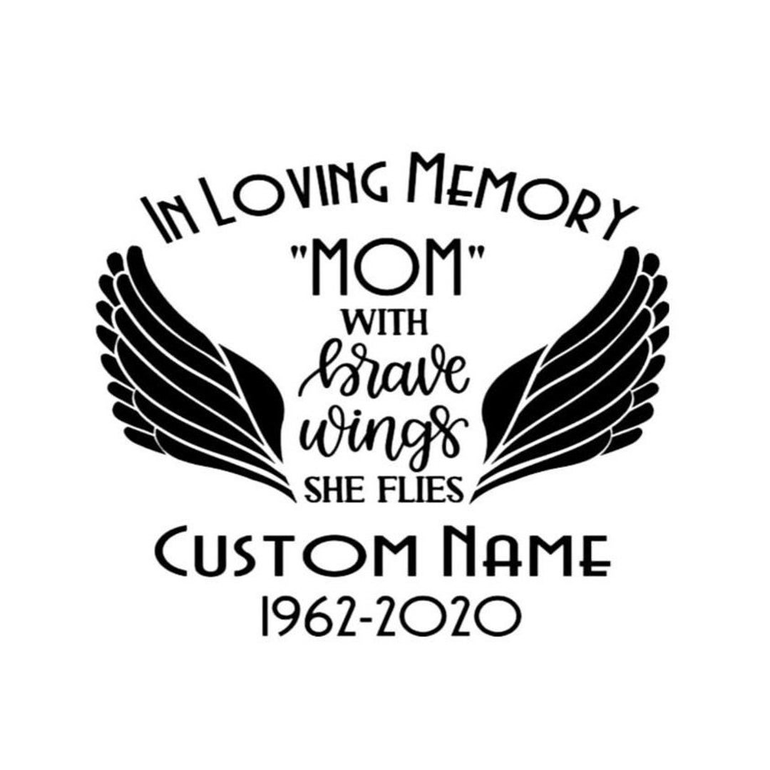 In Loving Memory of Decal Vinyl Decal Custom Vinyl Car Decal ...