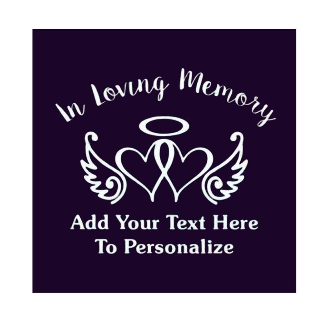 In Loving Memory of Decal Vinyl Decal Custom Vinyl Car Decal ...