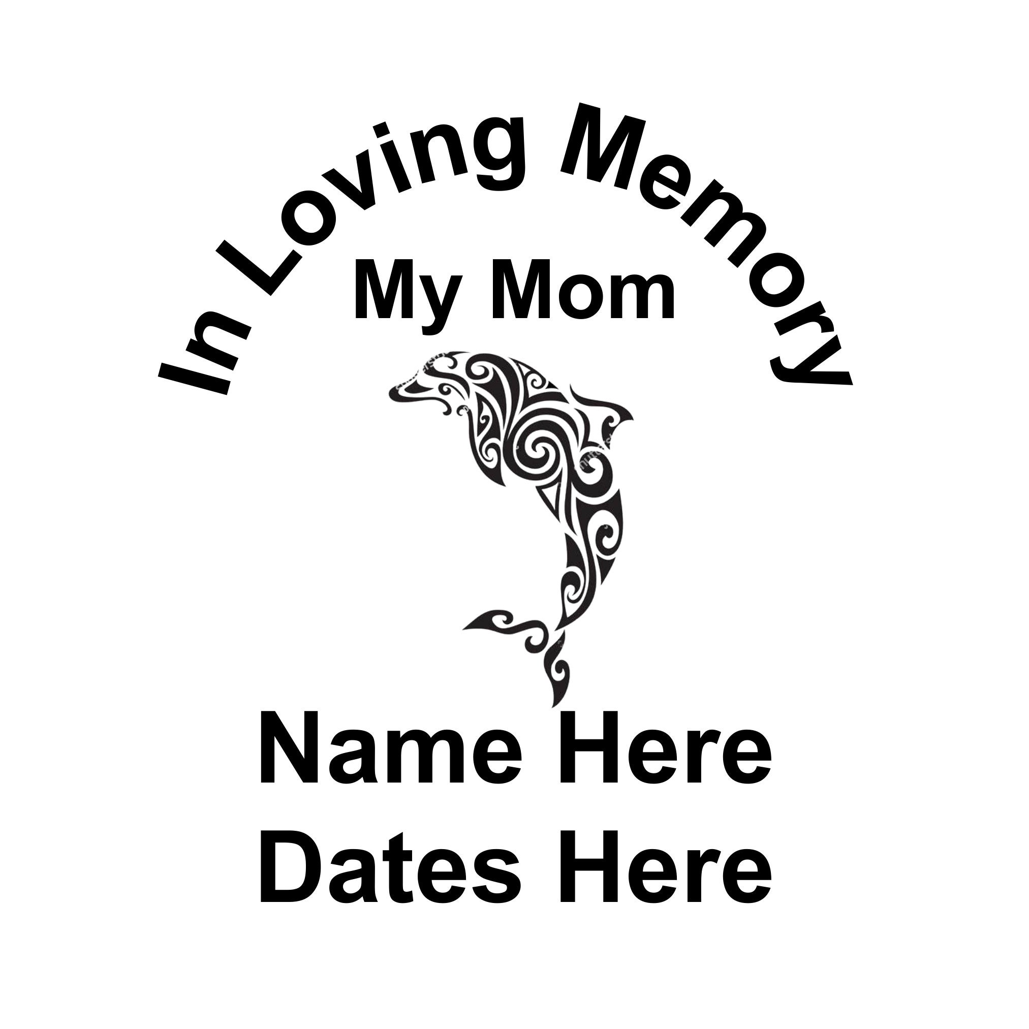In Loving Memory of Decal Vinyl Decal Custom Vinyl Car Decal ...