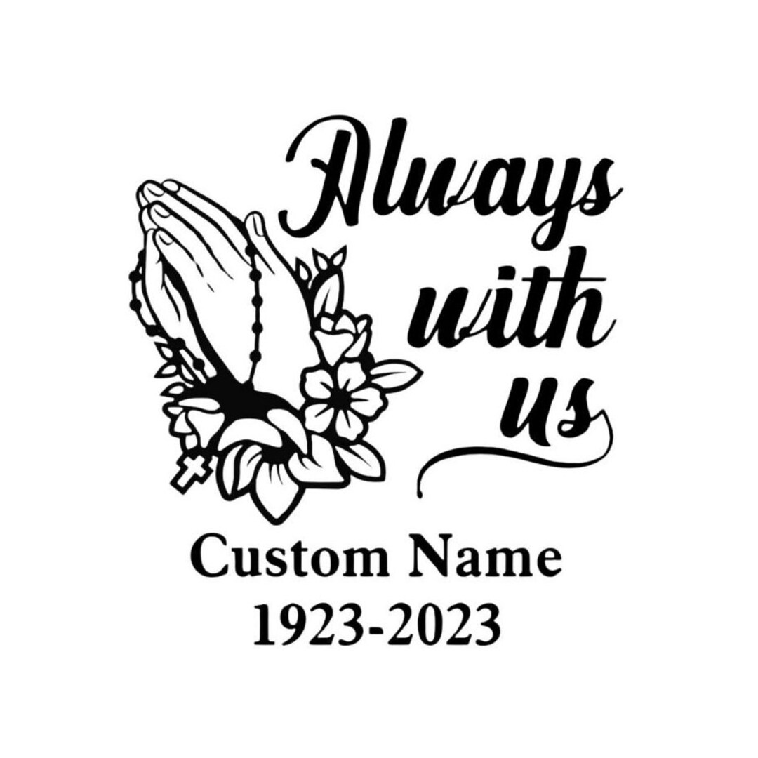 In Loving Memory of Decal Vinyl Decal Custom Vinyl Car Decal ...