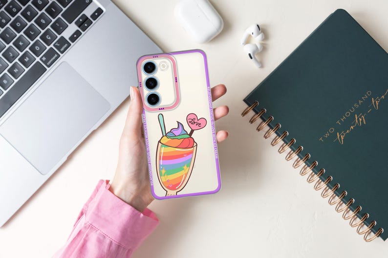 Ice Cream Phone Case: Personalized Camera and Border, Full Protection ...