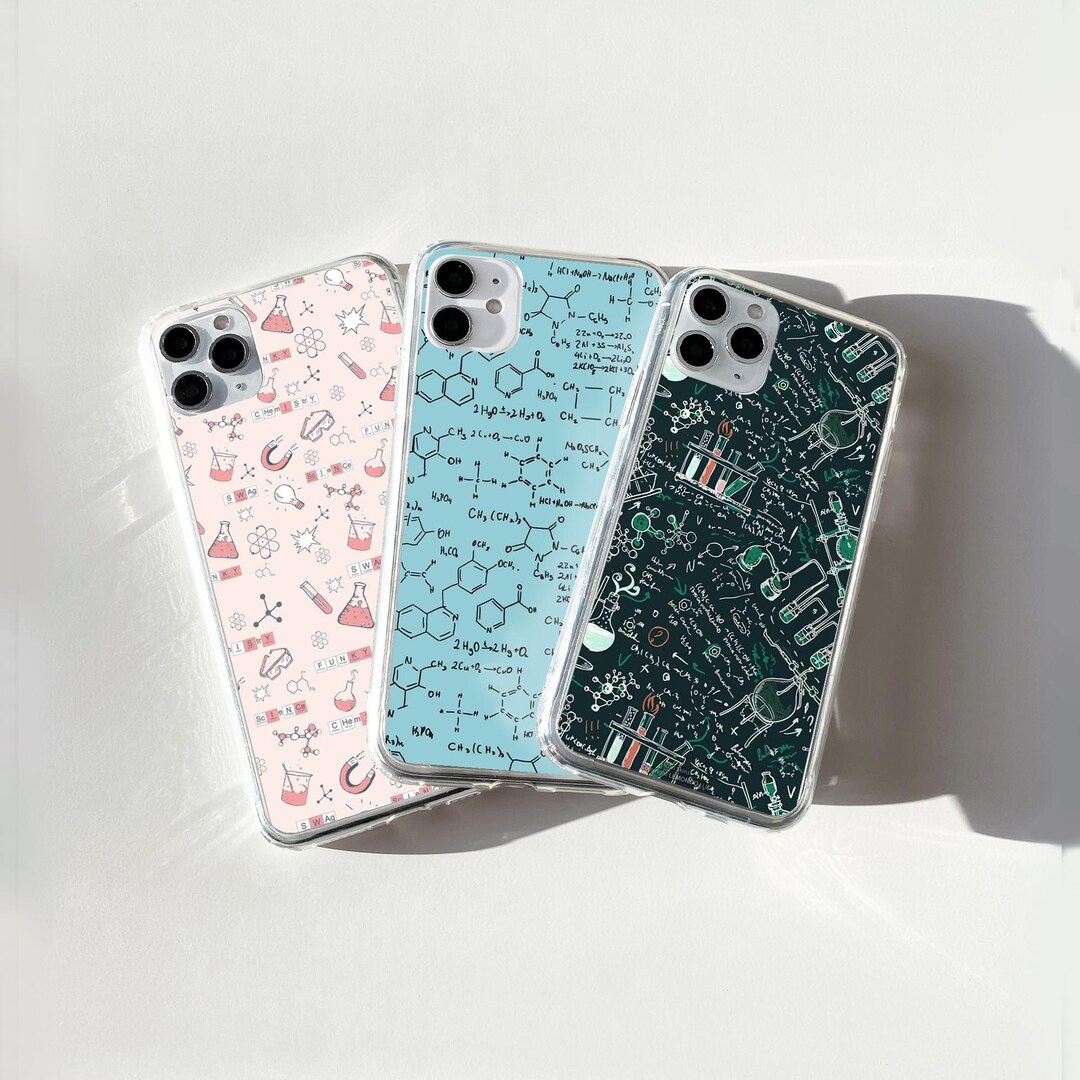 Chemistry Formula Phone Case: Clear Lab Design, Soft TPU Gel for Iphone ...
