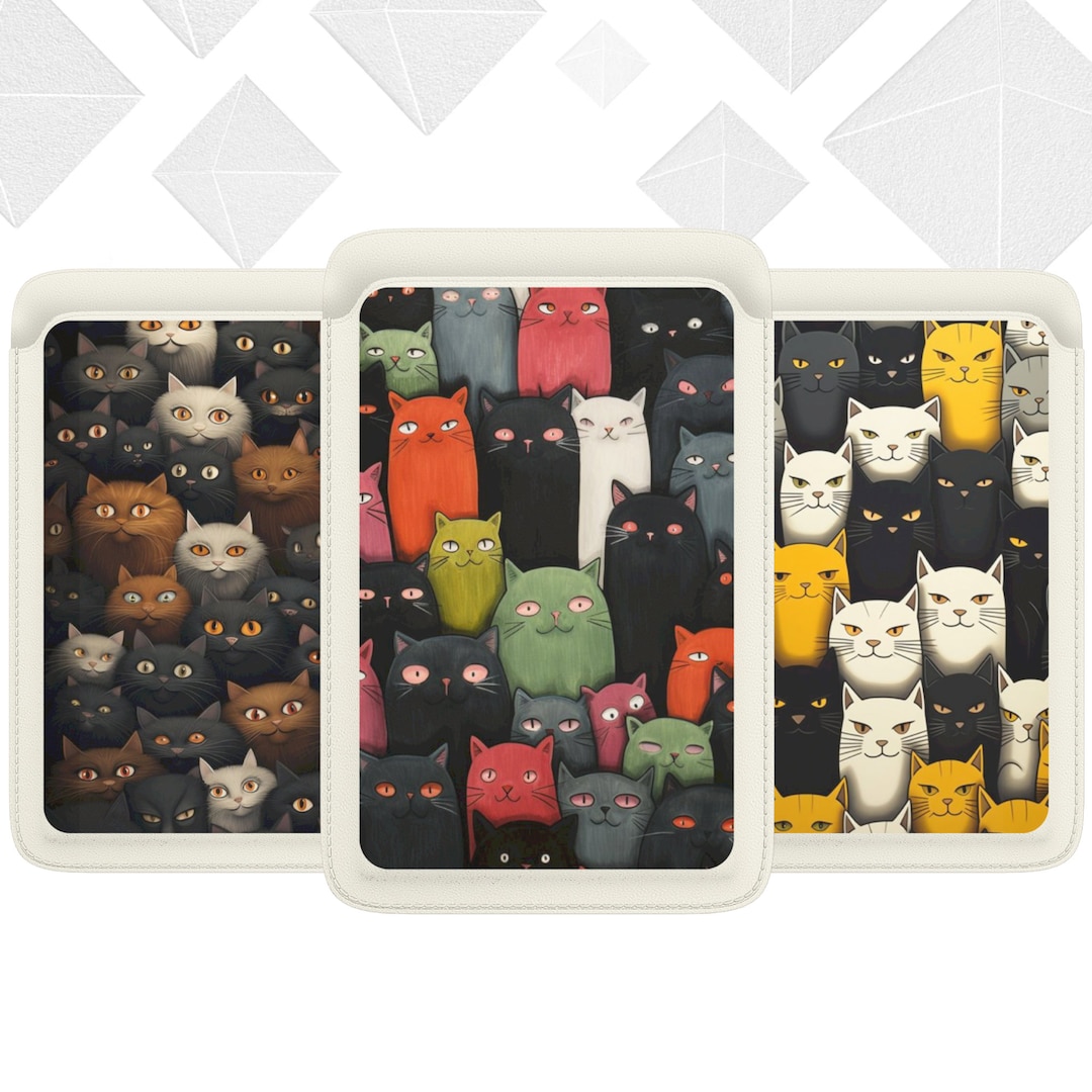 Cat Lover Magsafe Wallet Magnetic Meow Wallet Compatible With iPhone 16 ...