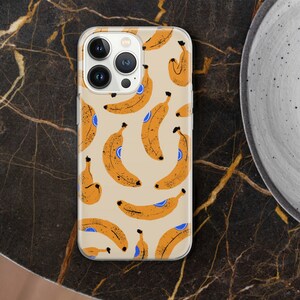 Banana Phone Case Fresh Cover Snack Case Healthy Cover for iPhone 15pro ...