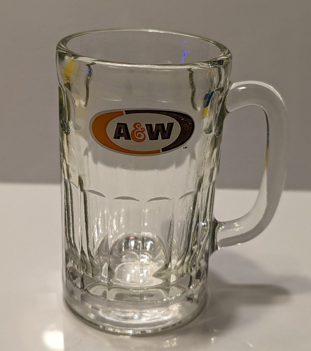 A&W Glass Mug Root Beer 75th Year Edition 12oz. Oval Logo Authentic ...