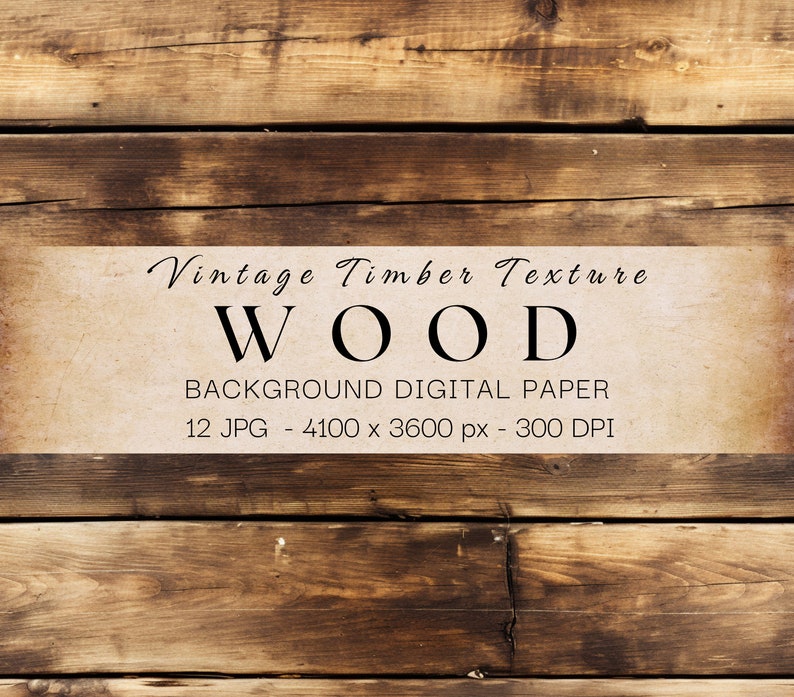 Vintage Timber Texture, Wood Background Digital Papers, Wood Texture ...