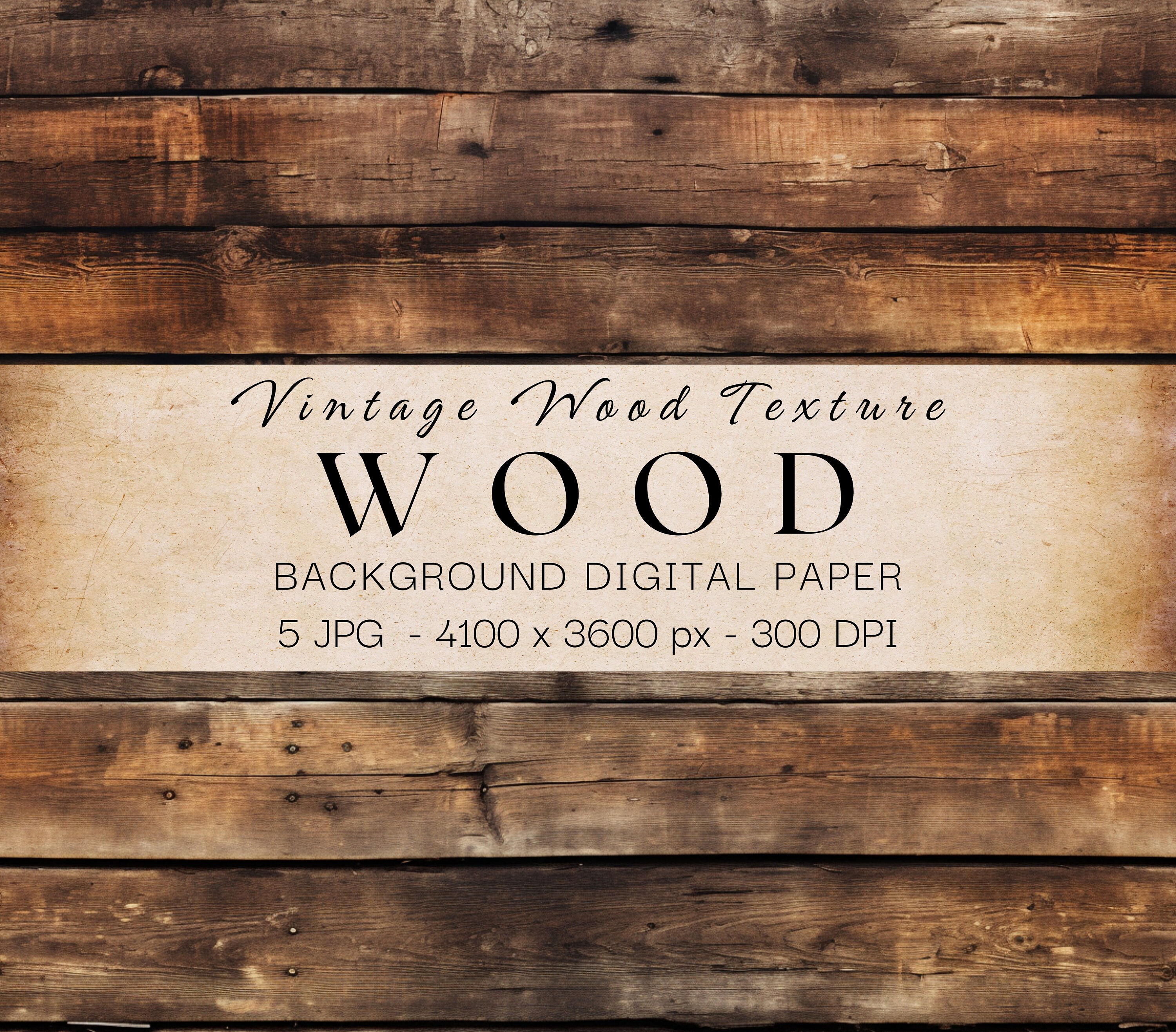 Vintage Wood Texture, Wood Background Digital Papers, Wood Texture ...