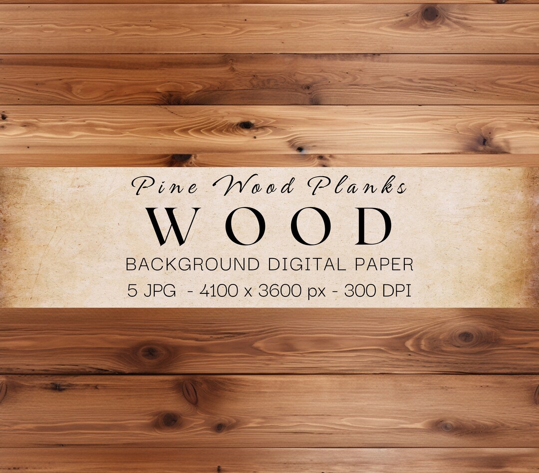 Pine Wood Planks, Wood Background Digital Papers, Wood Texture ...