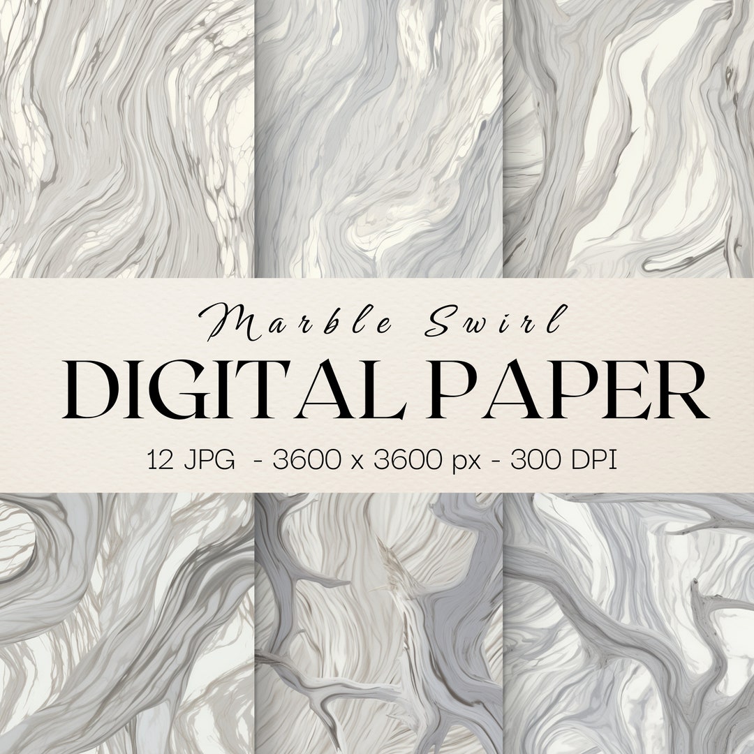 Marble Swirl Texture, Marble Background Digital Papers, Marble Texture ...