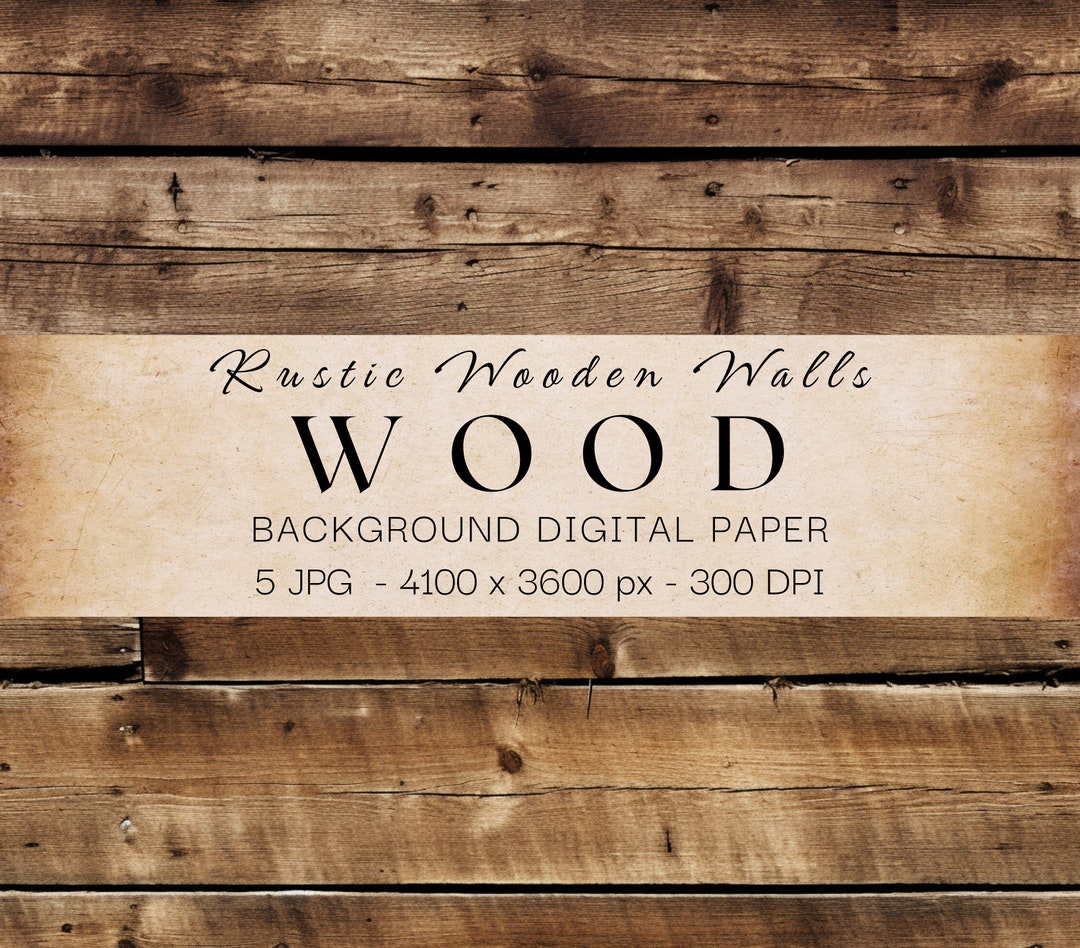 Rustic Wooden Texture, Wood Background Digital Papers, Wood Texture ...