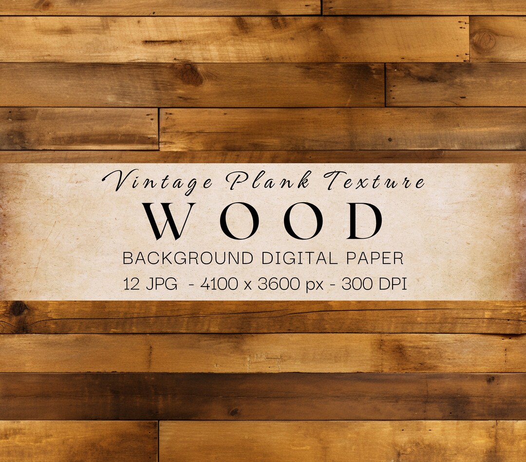Wooden Plank Texture, Wood Background Digital Papers, Wood Texture ...