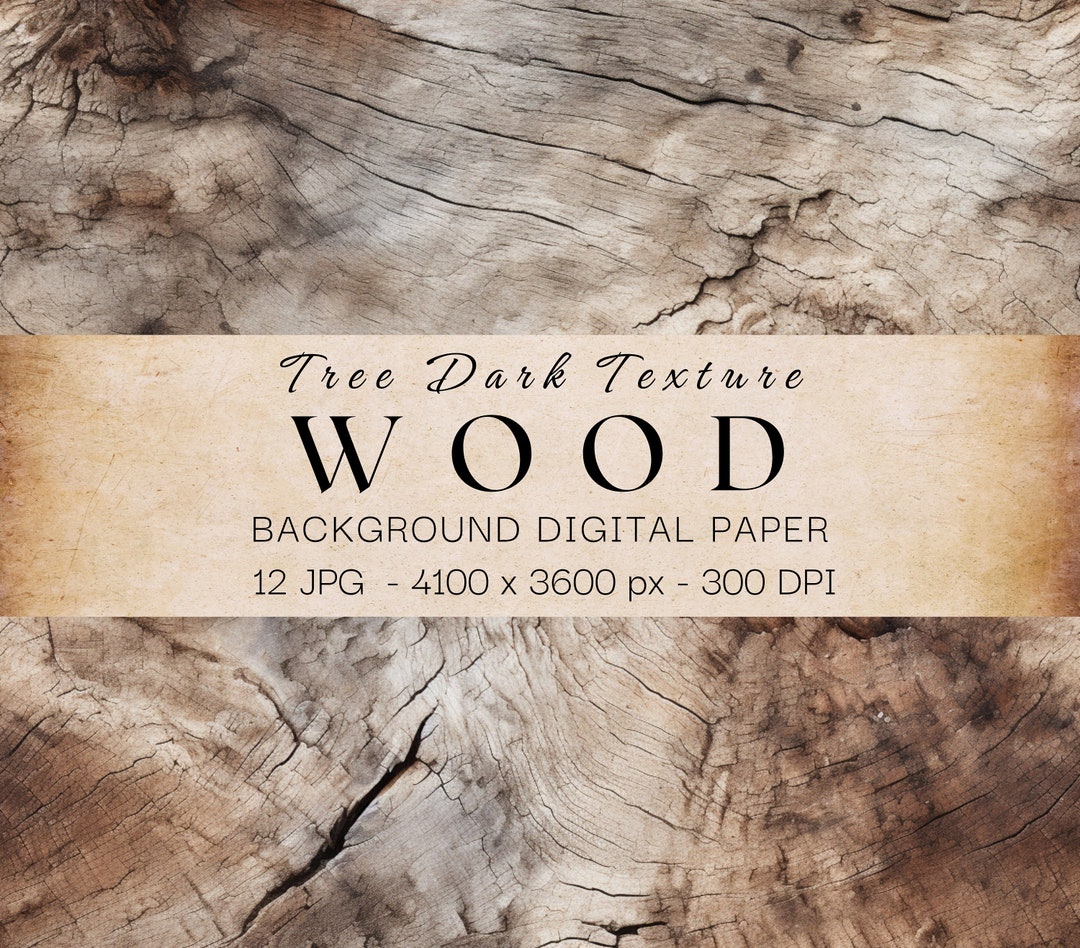 Tree Bark Texture, Wood Background Digital Papers, Wood Texture ...