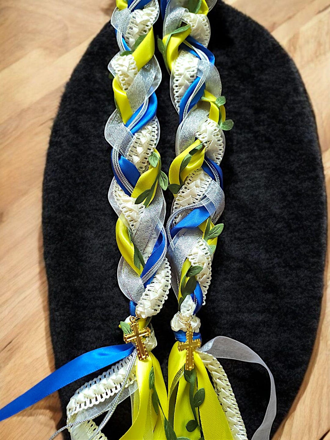 Personalized Handfasting Cord, Handfasting Cord Yellow Blue Celtic ...