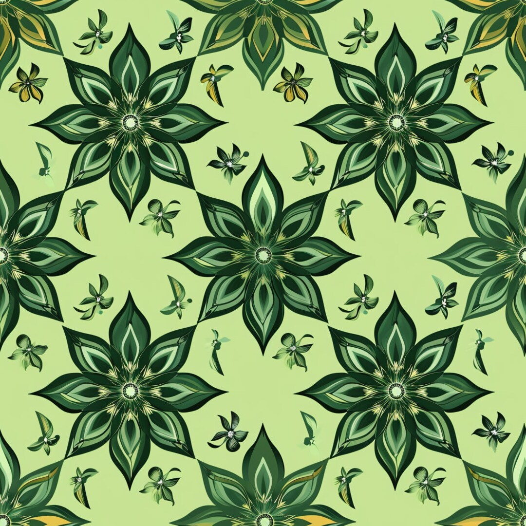 Cut-out Flower Pattern - Etsy