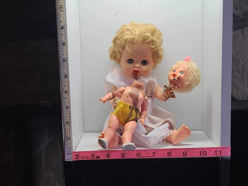 Babyheadsbyc Handcrafted Betsy Baby Doll Horror Doll Figurine, Eerie ...