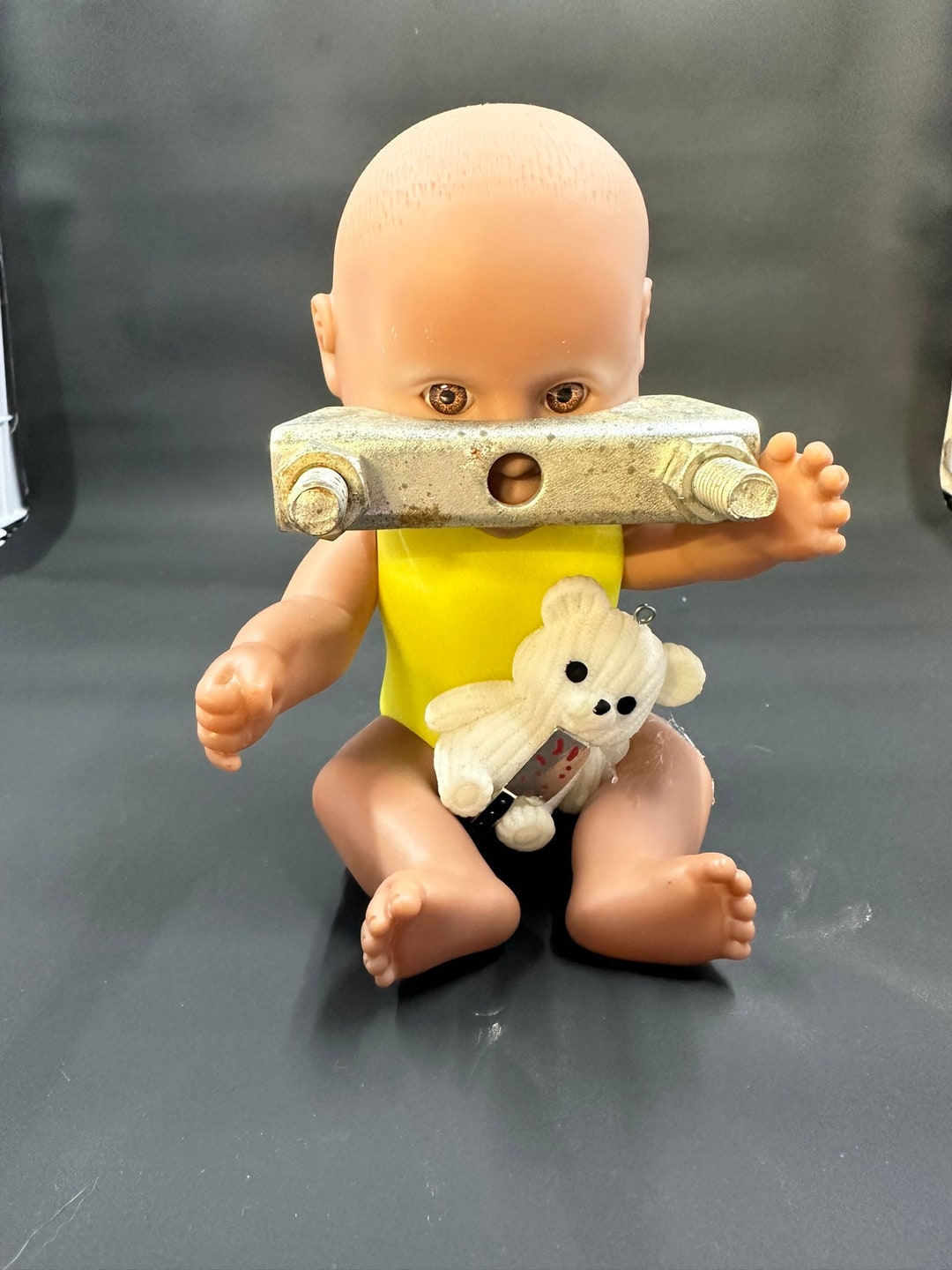 Babyheadsbyc Handcrafted Candyman Horror Doll Figurine, Eerie Nursery ...