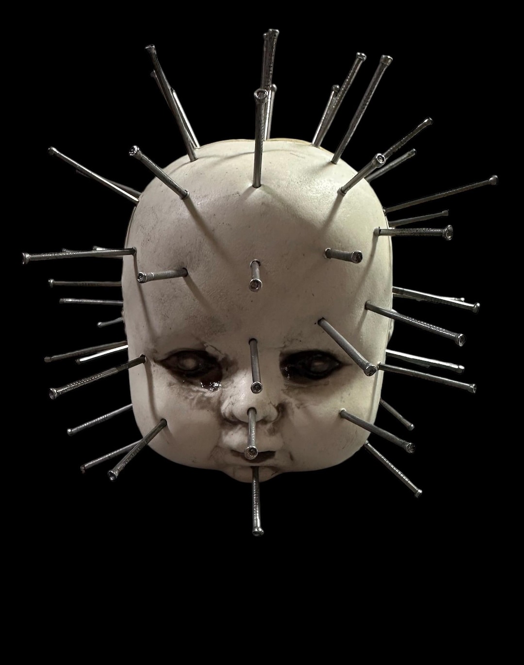 Babyheadsbyc Handcrafted Horror Pinhead Doll | Hellraiser Horror Decor ...