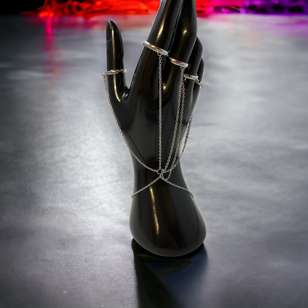 Chainmeup Collection Chained Rings and Bracelet - Etsy