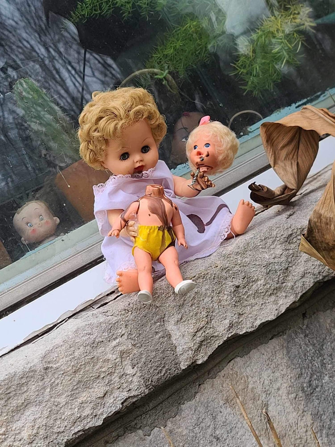 Babyheadsbyc Handcrafted Betsy Baby Doll Horror Doll Figurine, Eerie ...