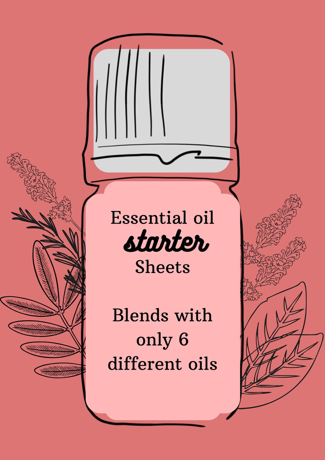 Essential Oils Starter Guide (style: Classis Layout) - Etsy