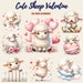 Cute Valentine Sheep Clipart, Valentine Watercolor Clipart, Baby Sheep ...