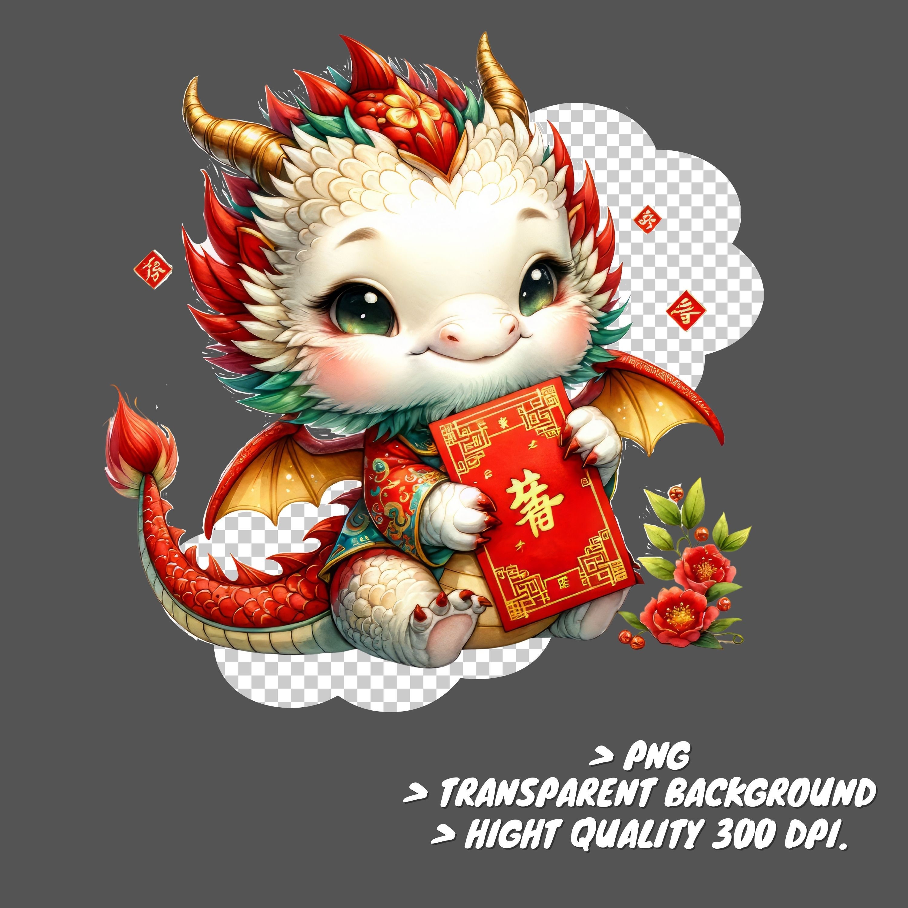 40+ Unique Dragon Collection, 2024 Cute Dragon Clipart, Chinese New ...