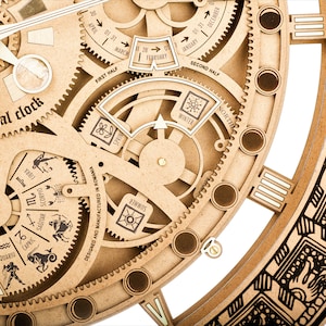 Hand Assembled Unique Astronomical Clock - a Luxury Gift With Steampunk ...