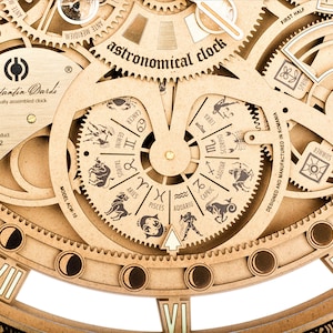 Hand Assembled Unique Astronomical Clock - a Luxury Gift With Steampunk ...