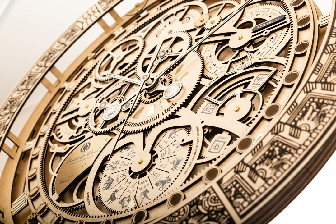 Hand Assembled Unique Astronomical Clock a Luxury Gift With - Etsy