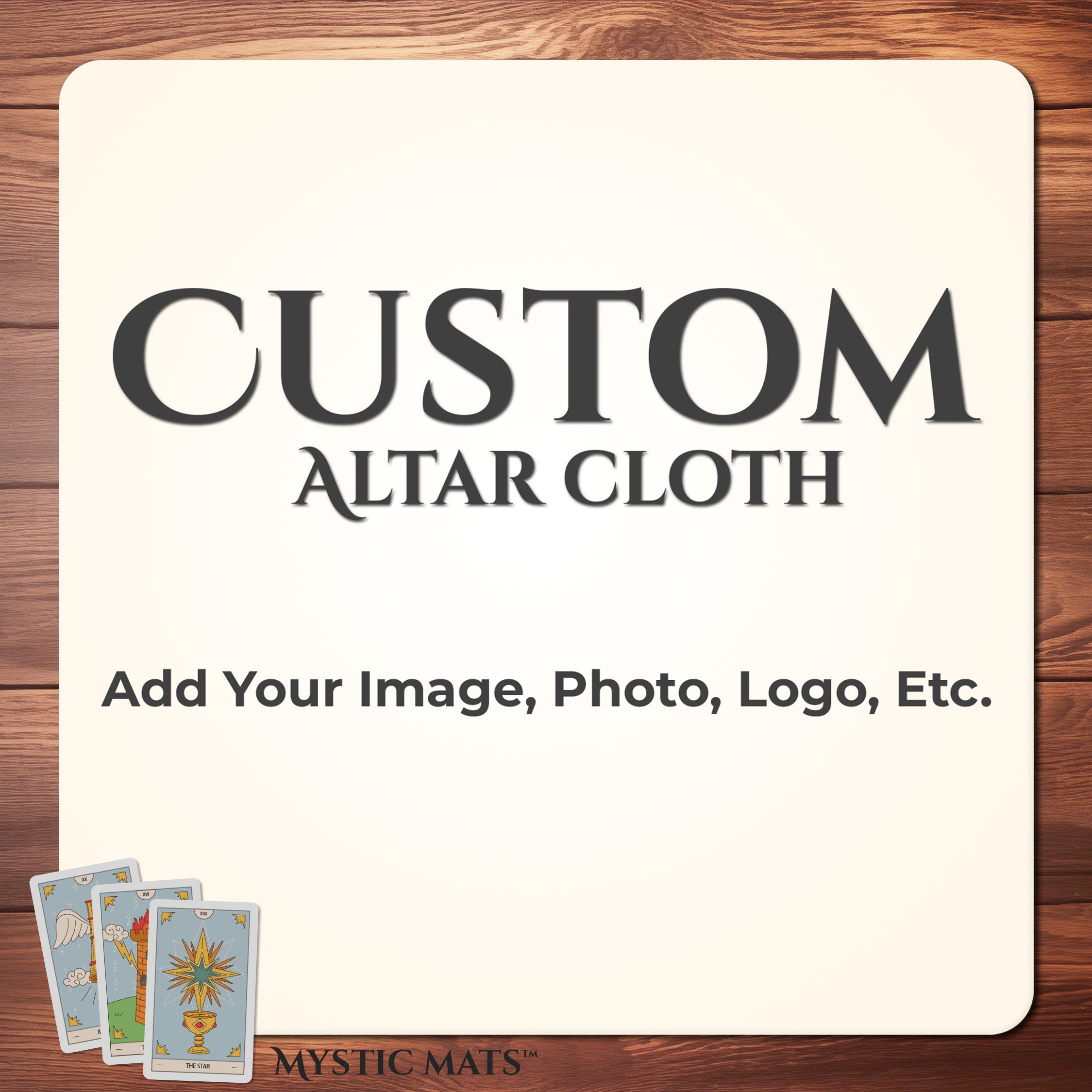 MAKE YOUR OWN! Custom Non-slip Altar Cloth Cloth, Unique New Age Mat ...