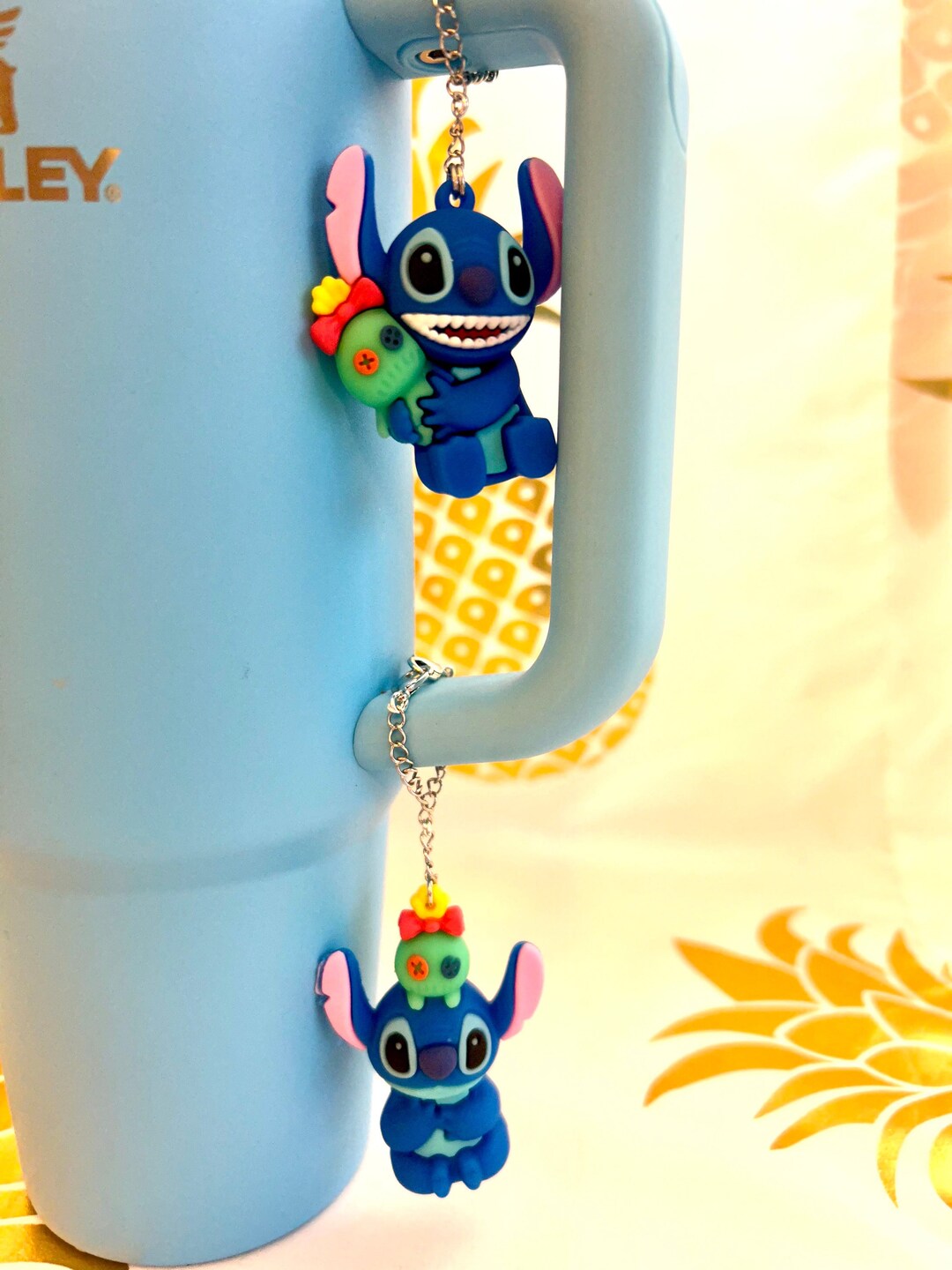 Tumbler Charm Stitch. Disney Handle Accessories. Chain Handle Charms ...