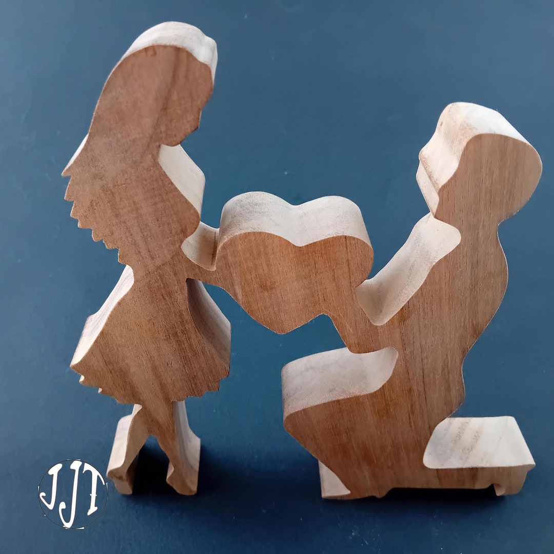 Proposal, Declaration of Love. Hand-cut Couple. - Etsy